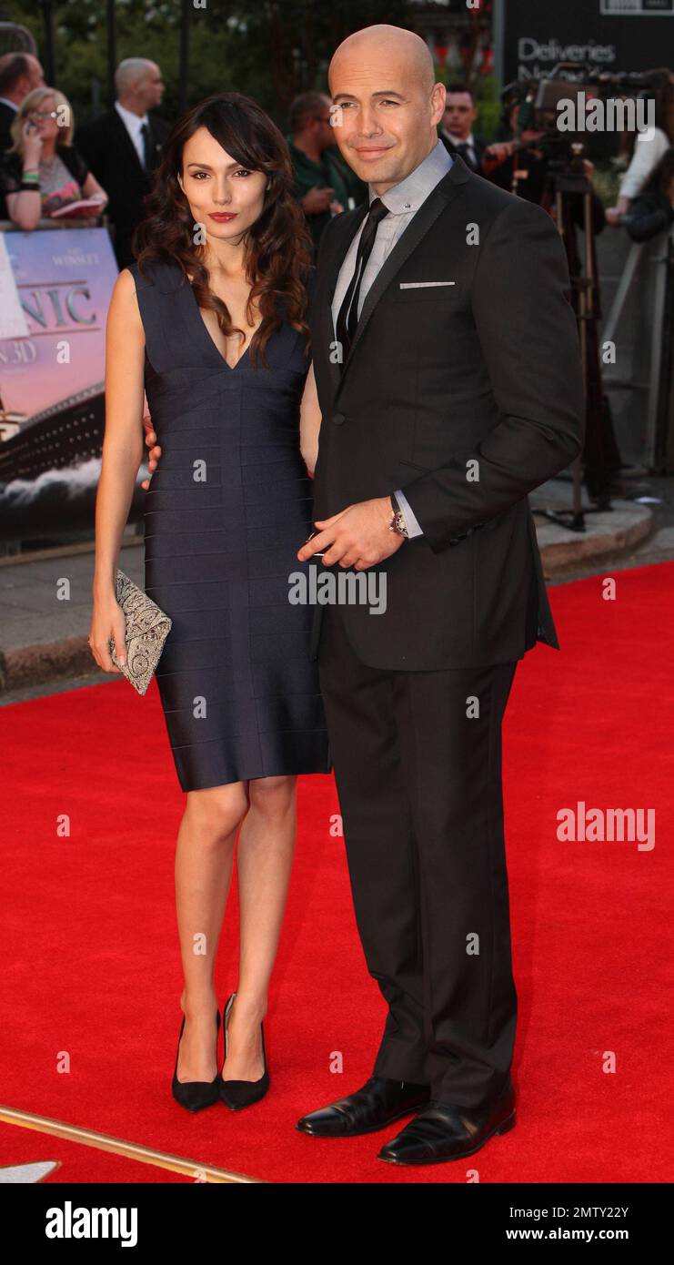 Candice Neill and Billy Zane at the premiere of "Titanic 3D" held at ...