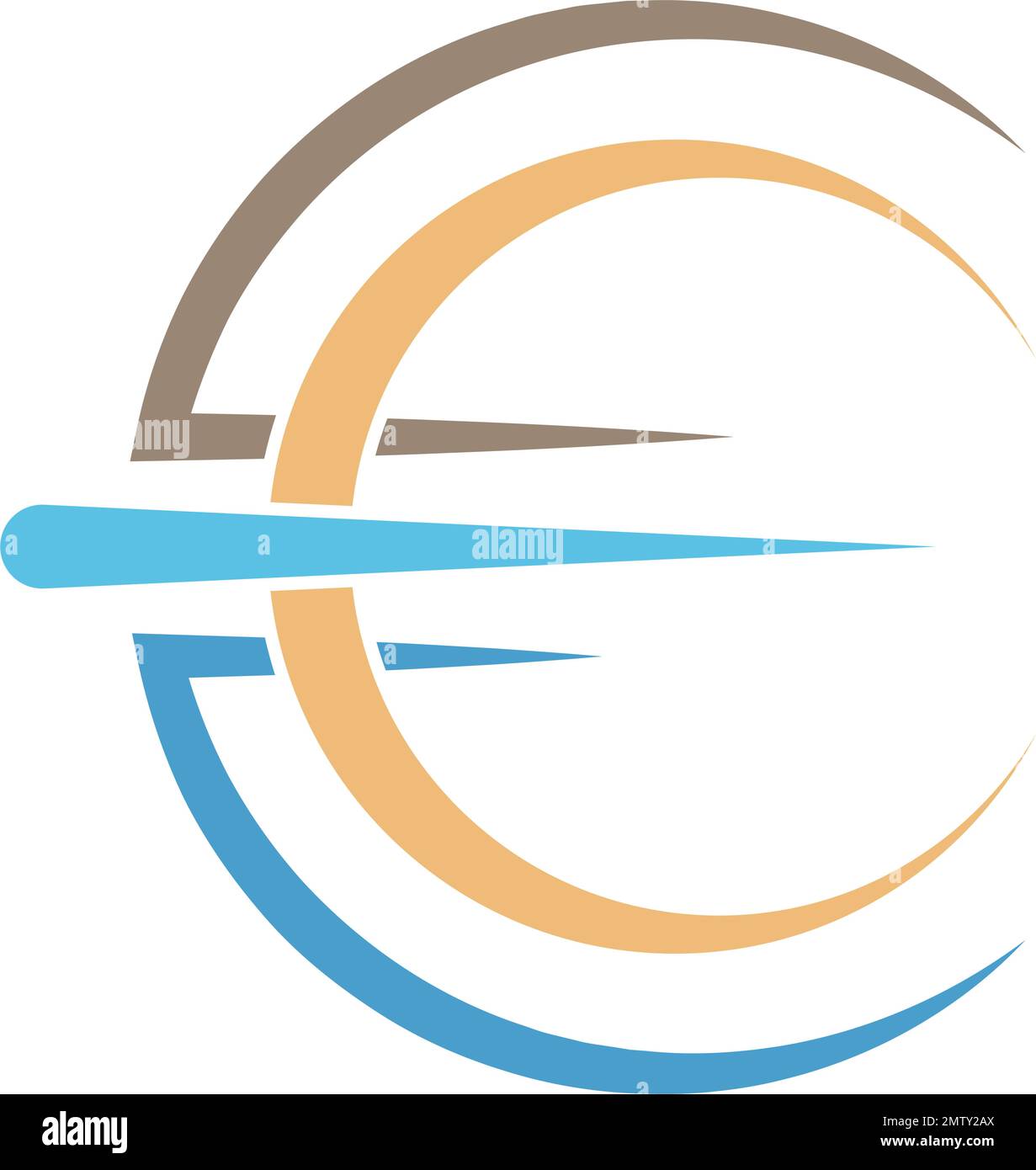 Circle and circular logo icon design illustration Stock Vector Image ...