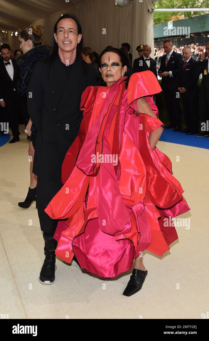 Rick Owens and Michèle Lamy attend The Metropolitan Museum of Art's ...