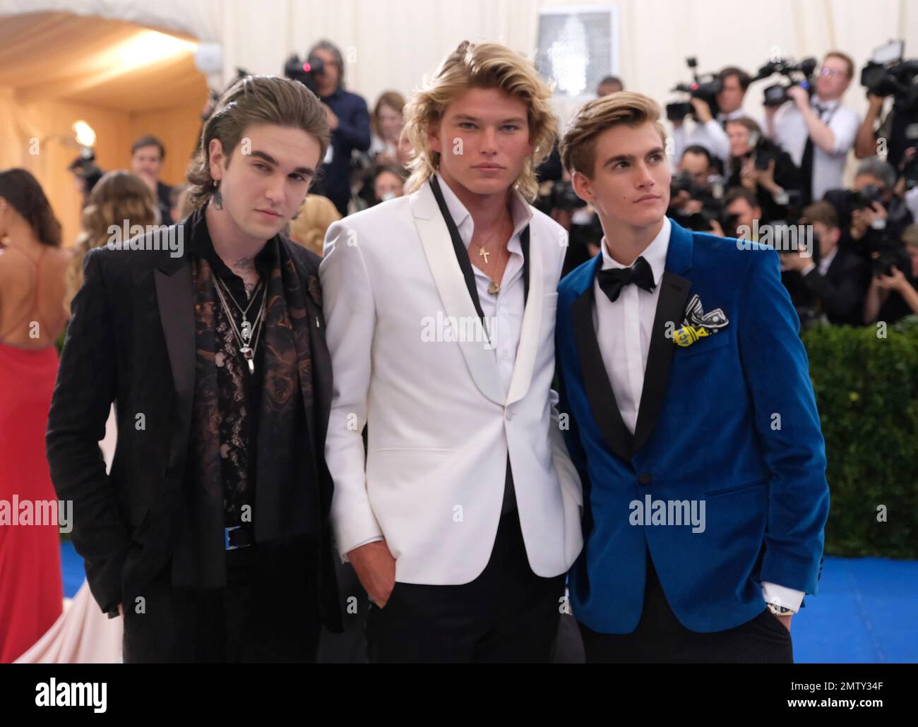 Gabriel-Kane Day-Lewis, from left, Jordan Kale Barrett and Presley ...