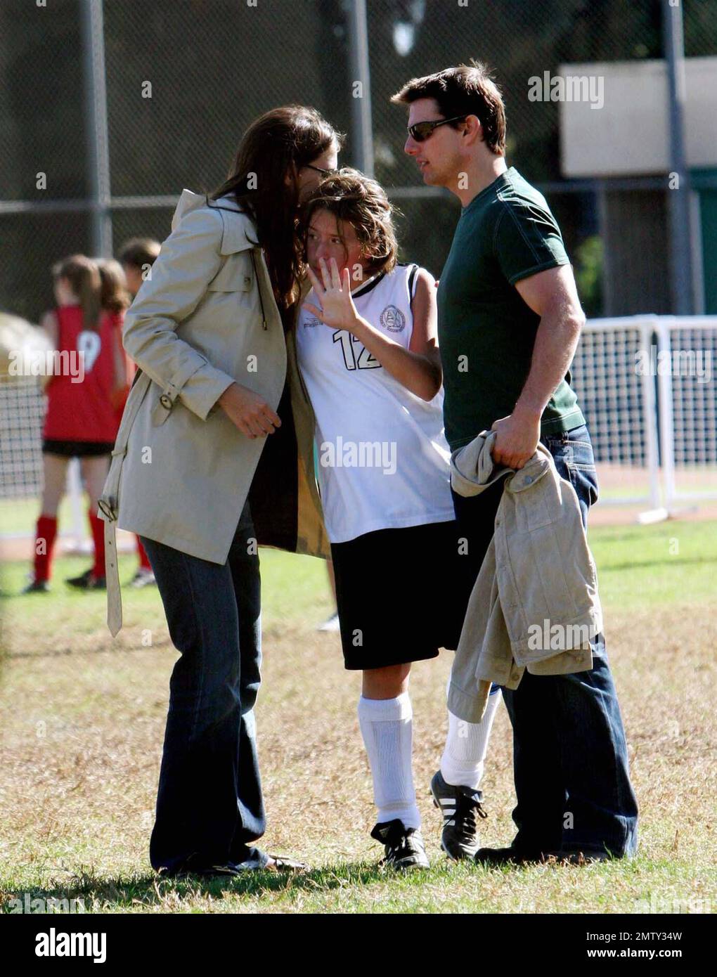 Tom Cruise & Katie Holmes support Tom's 12 year old daughter Isabella ...