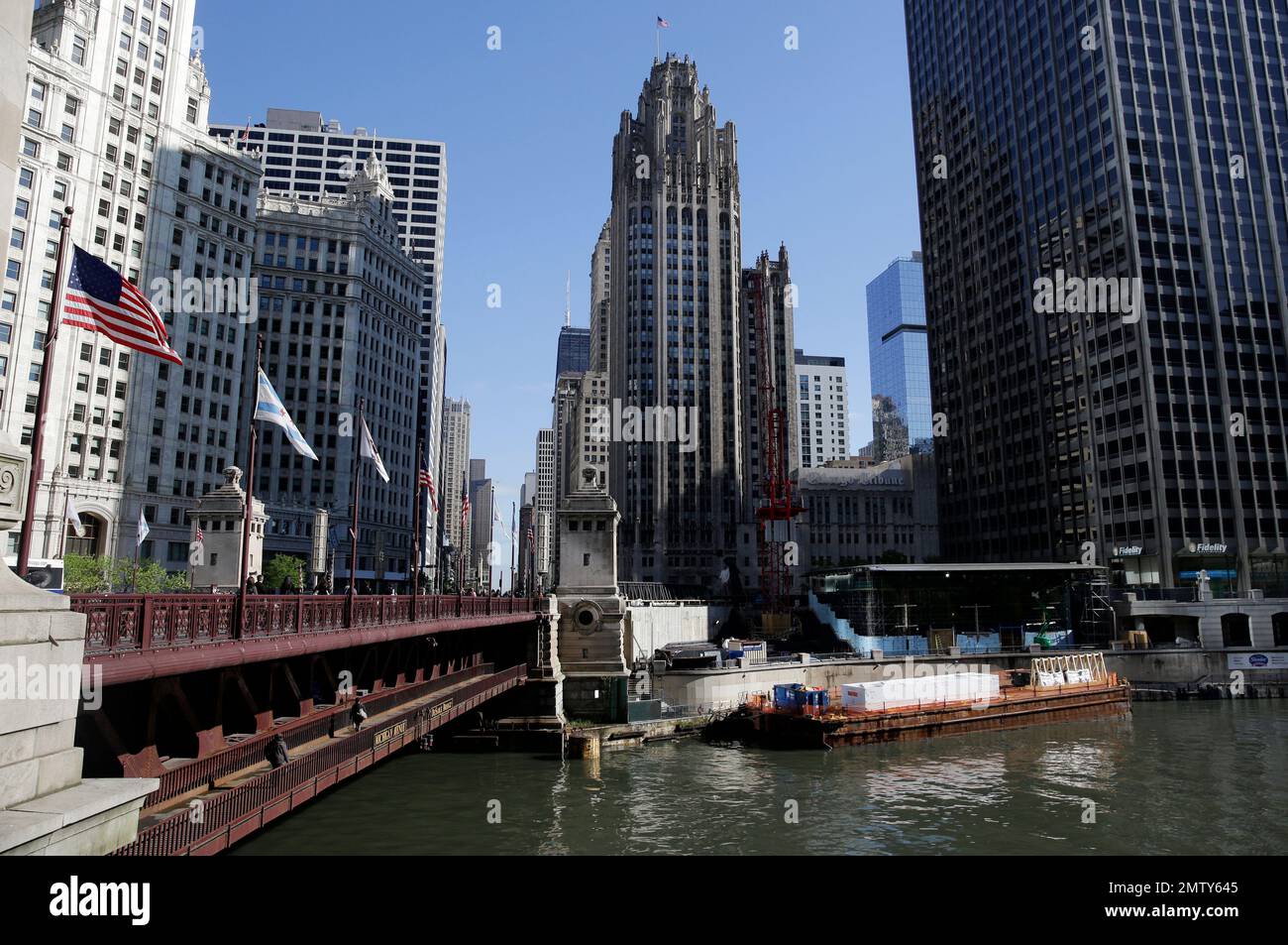 In this Monday, May 1, 2017 photo. Chicago's landmark building, Tribune ...