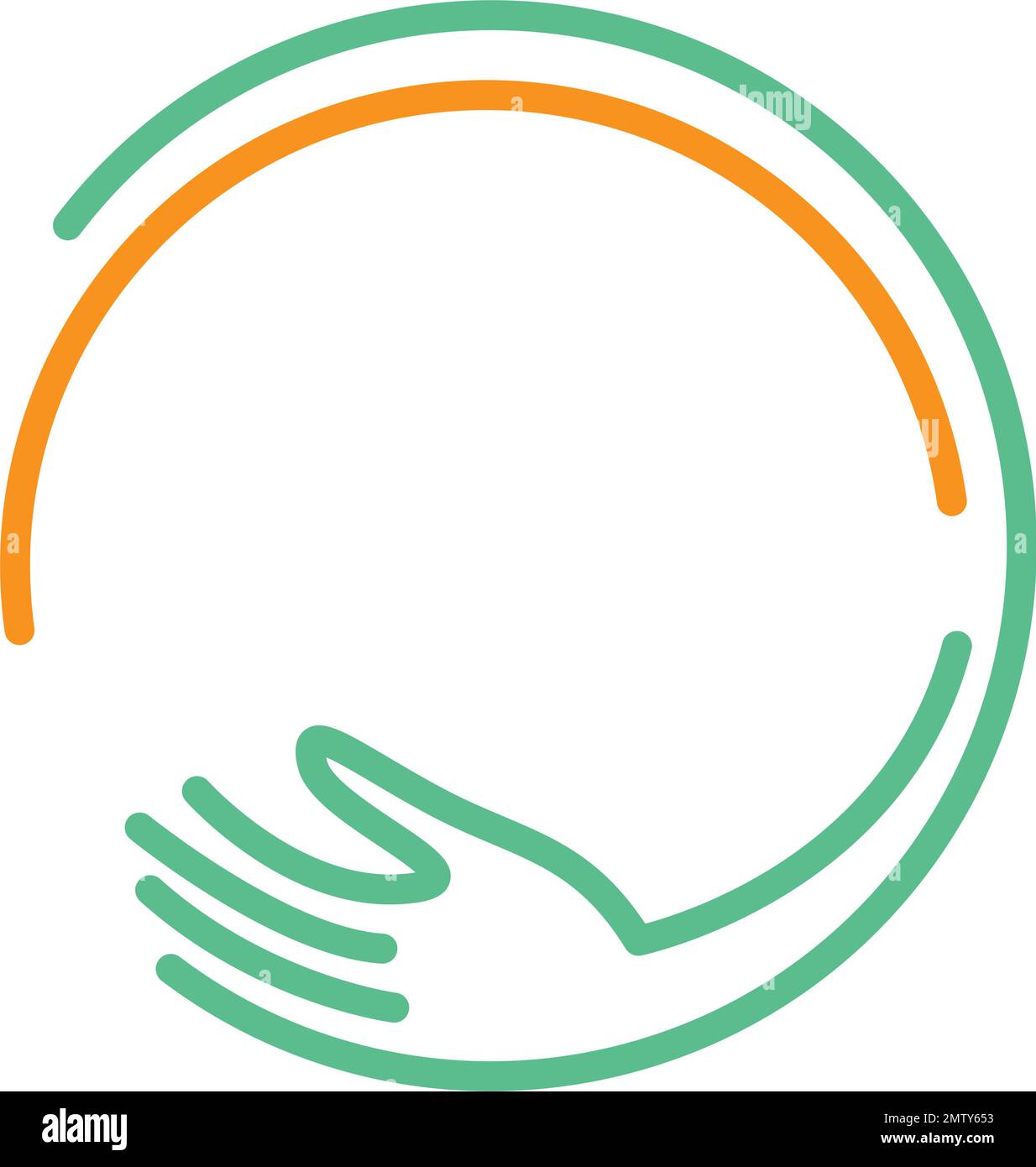 Circle and circular logo icon design illustration Stock Vector Image ...