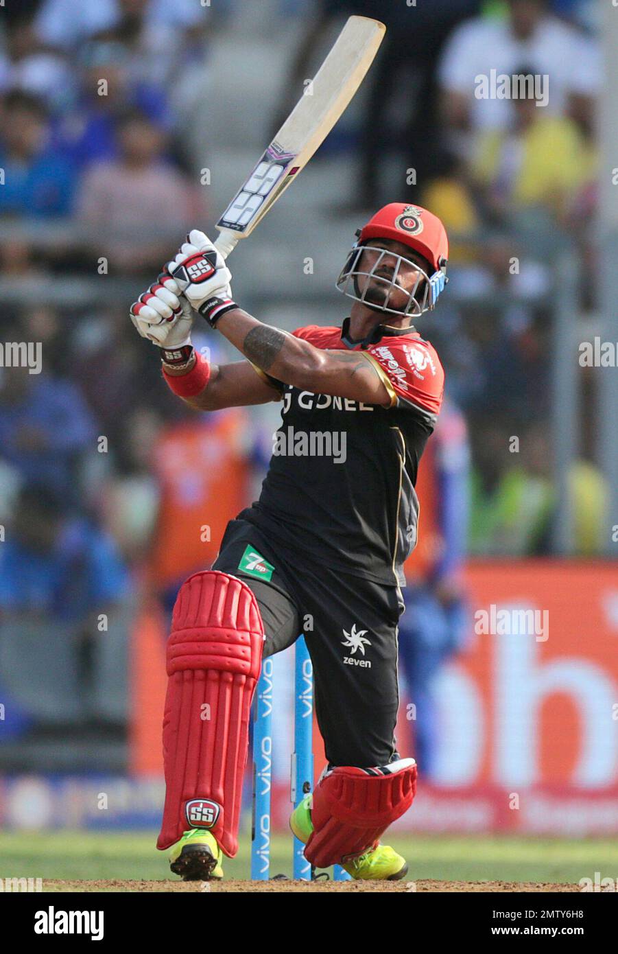 Royal Challengers Bangalore's Pawan Negi bats during the Indian Premier ...