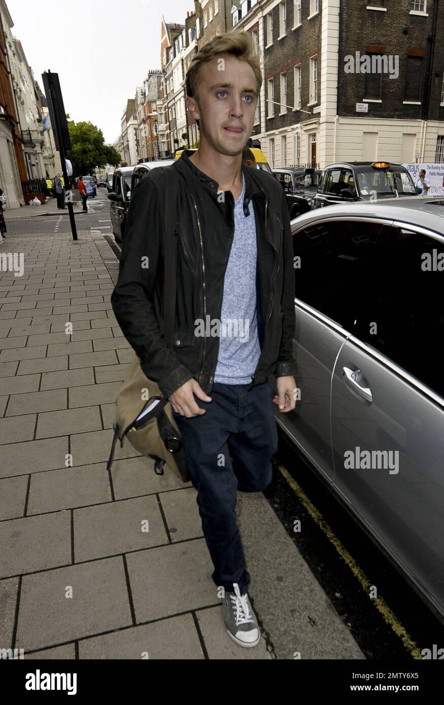 "Harry Potter" star Tom Felton, who plays the role of Draco Malfoy ...