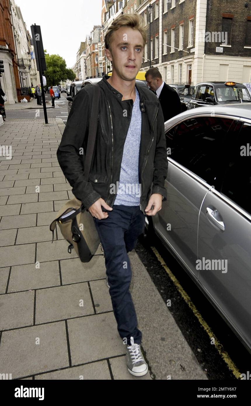 "Harry Potter" star Tom Felton, who plays the role of Draco Malfoy ...