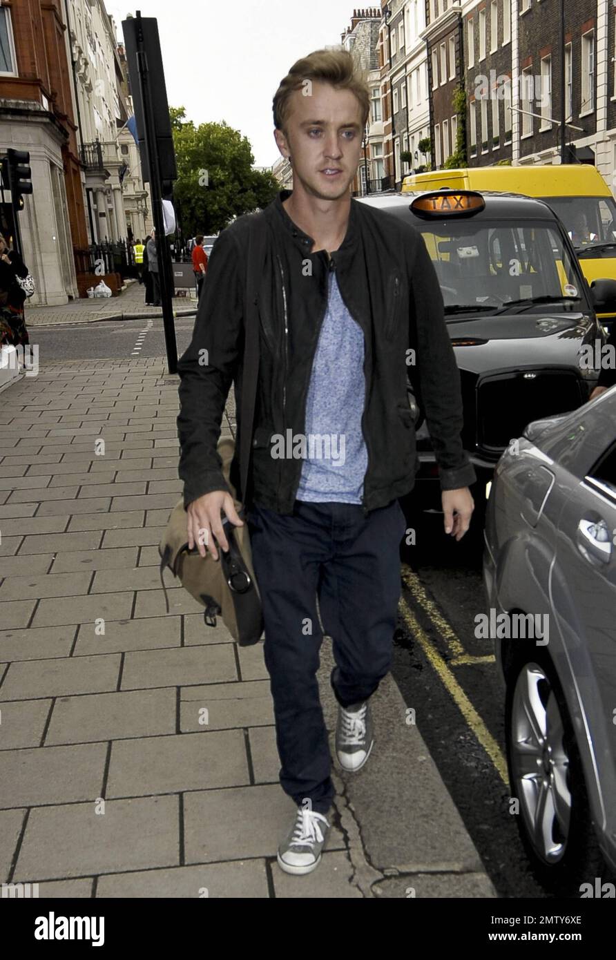 "Harry Potter" star Tom Felton, who plays the role of Draco Malfoy ...