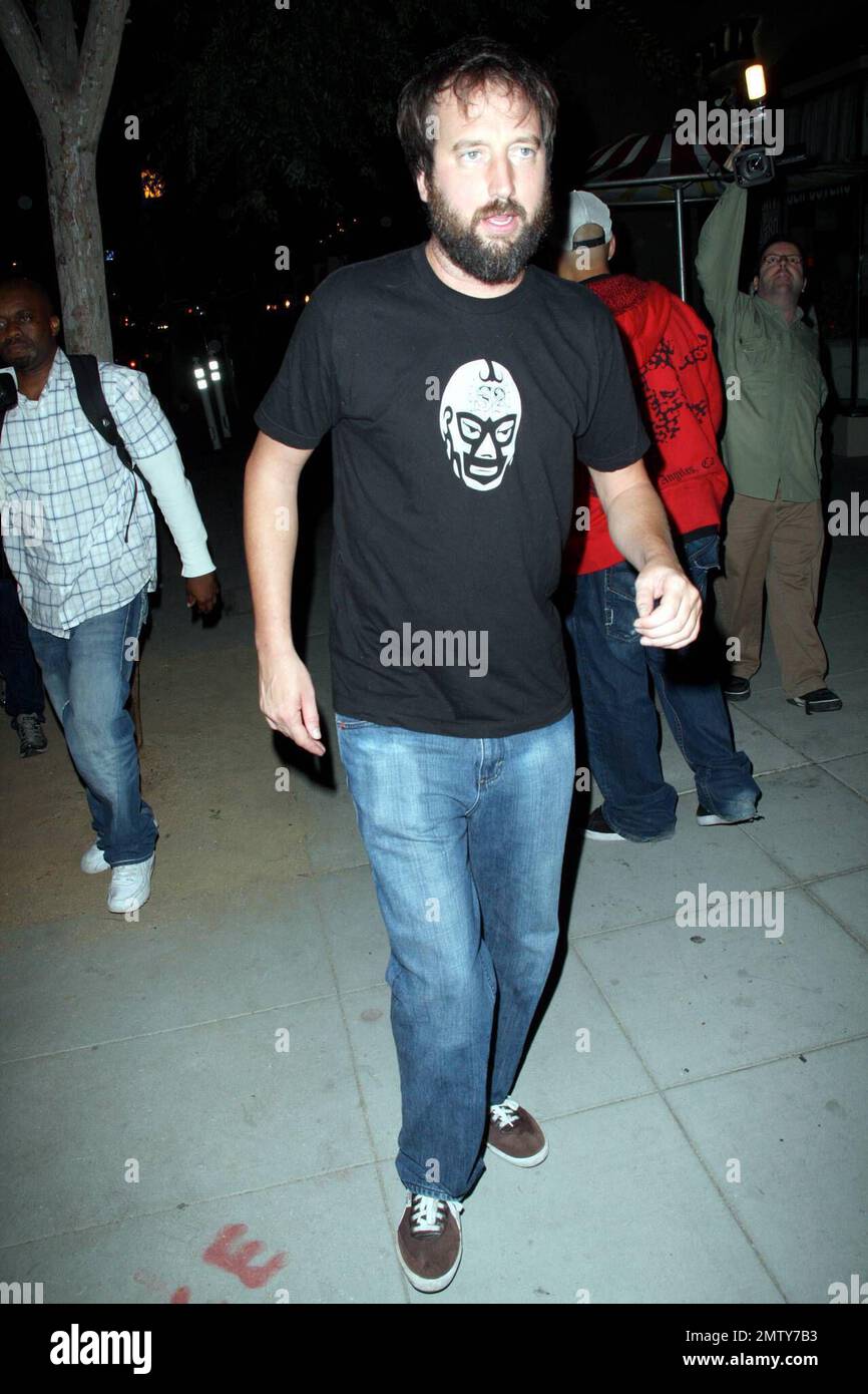Actor and comedian Tom Green, heads to Crown Bar with a friend. Green ...