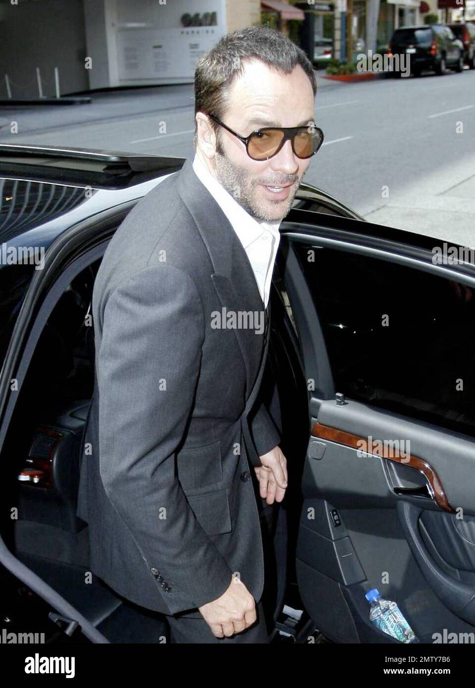 Tom Ford has lunch at Mr. Chow's in Beverly Hills, CA. 4/2/08 Stock ...