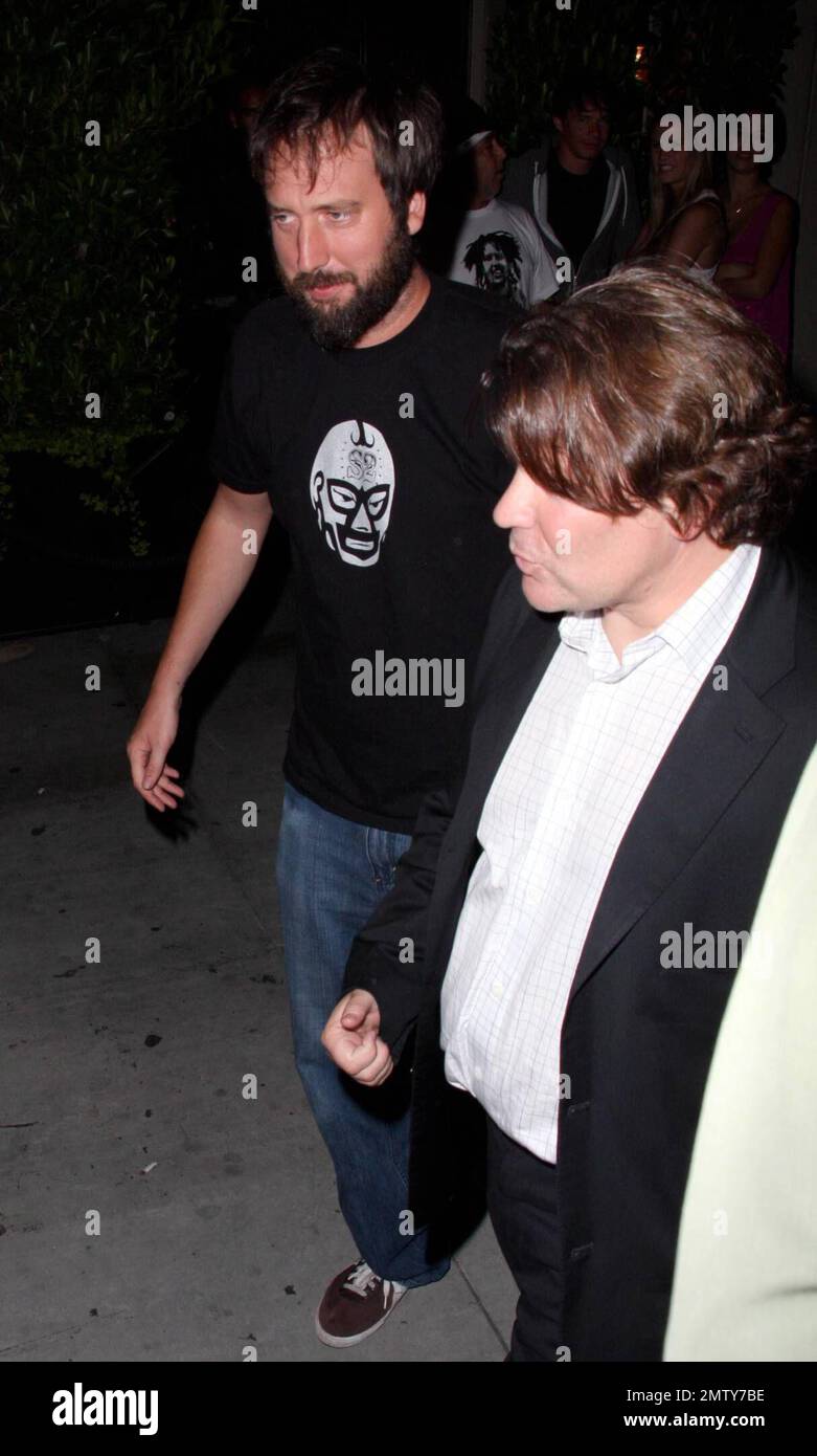 Actor and comedian Tom Green, heads to Crown Bar with a friend. Green ...