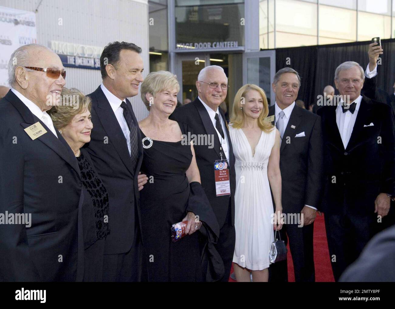 Actor Tom Hanks and retired NBC News anchor Tom Brokaw attend the grand ...