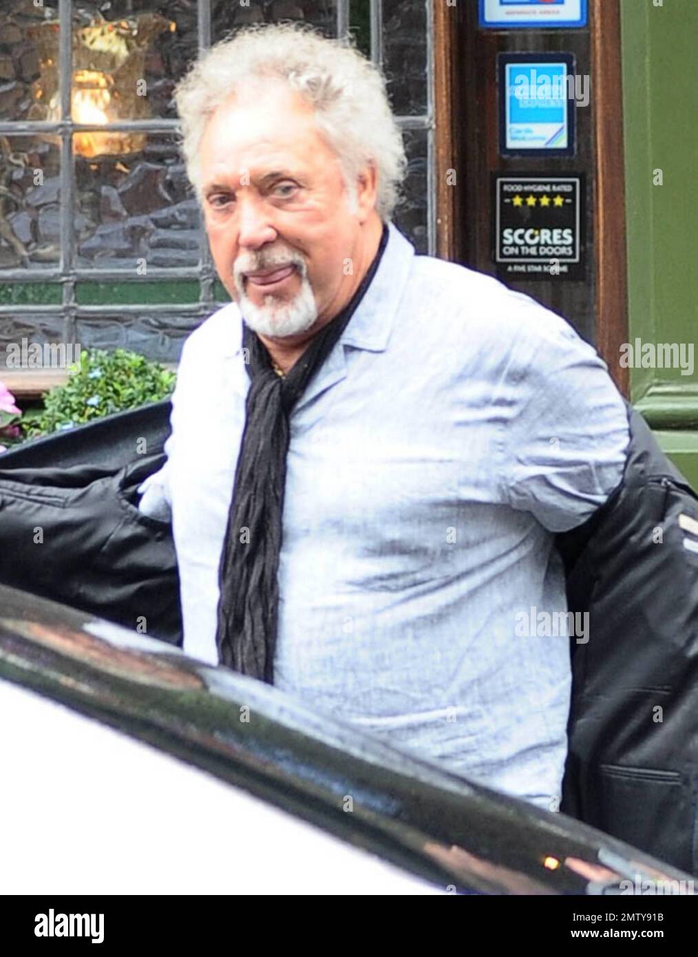 EXCLUSIVE!! Veteran singer Tom Jones, 70, and son Mark Woodward, 53 ...