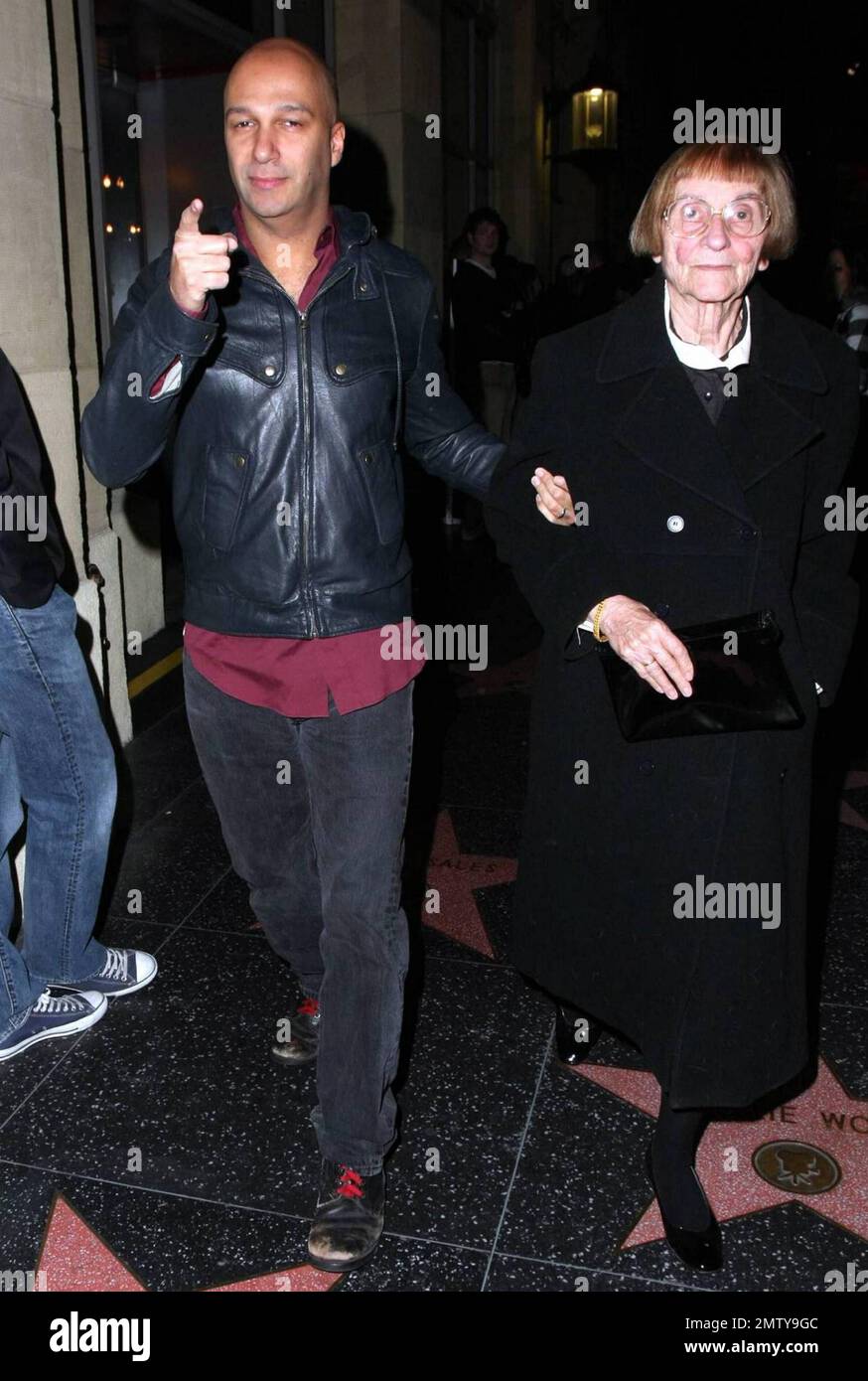 EXCLUSIVE!! Tom Morello escorts his mother Mary Morello to the first ...