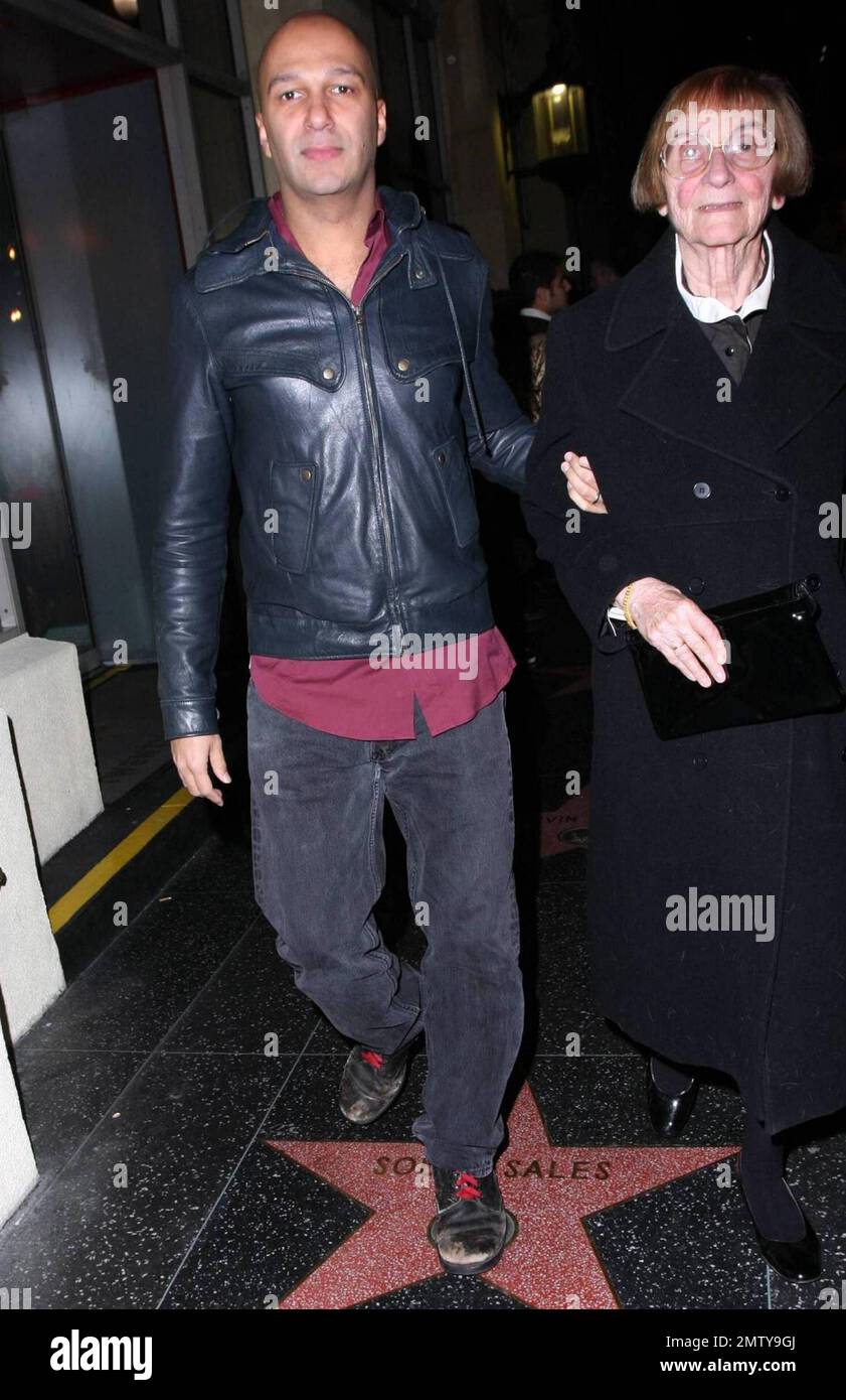 EXCLUSIVE!! Tom Morello escorts his mother Mary Morello to the first ...