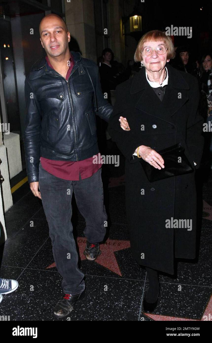 EXCLUSIVE!! Tom Morello escorts his mother Mary Morello to the first ...
