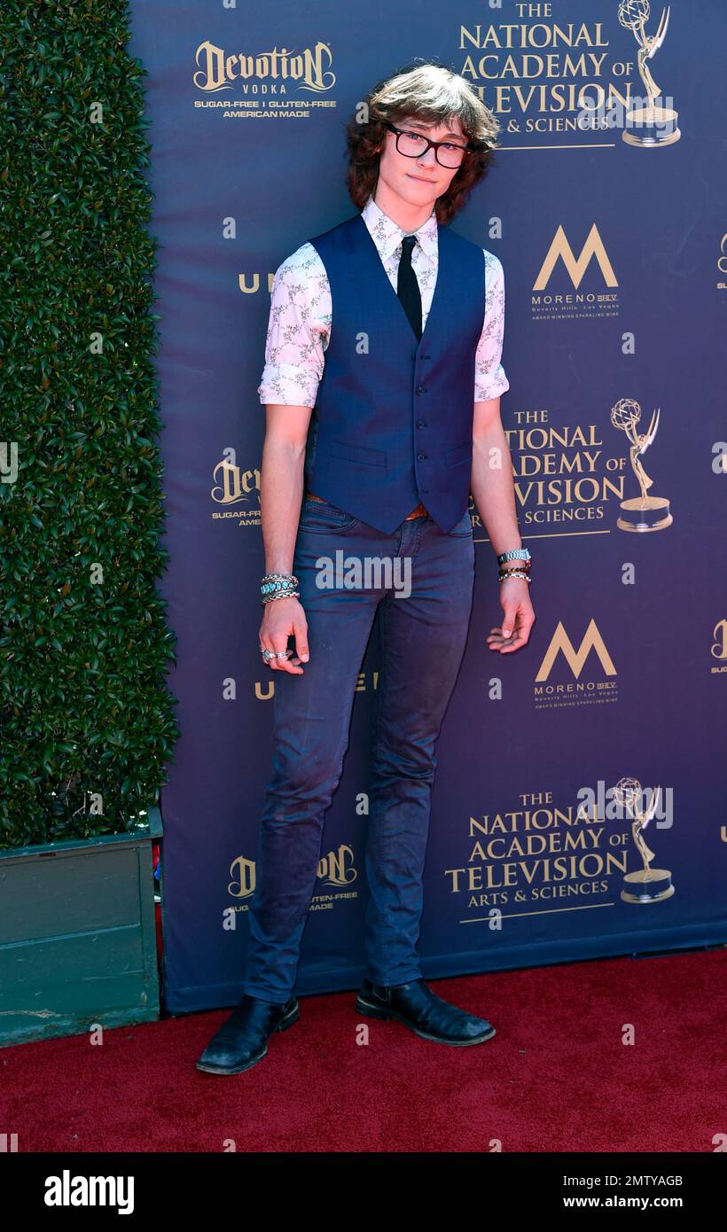 Tristan Lake Leabu arrives at the 44th annual Daytime Emmy Awards at ...