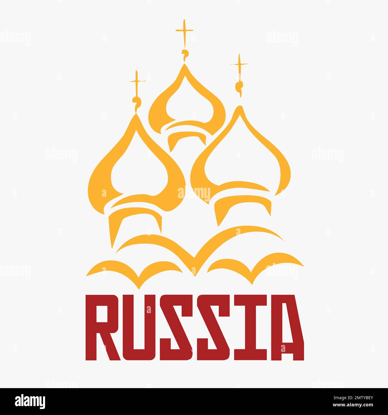 Russia symbol icon illustration Stock Photo - Alamy