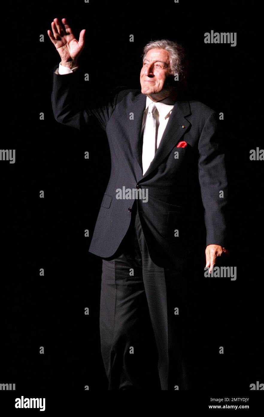 Tony Bennett performs in concert at The Broward Center for the ...