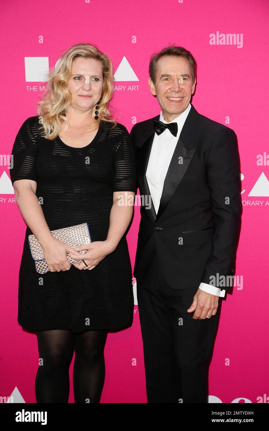 Artist Justine Wheeler Koons, left, and honoree Jeff Koons pose at The ...