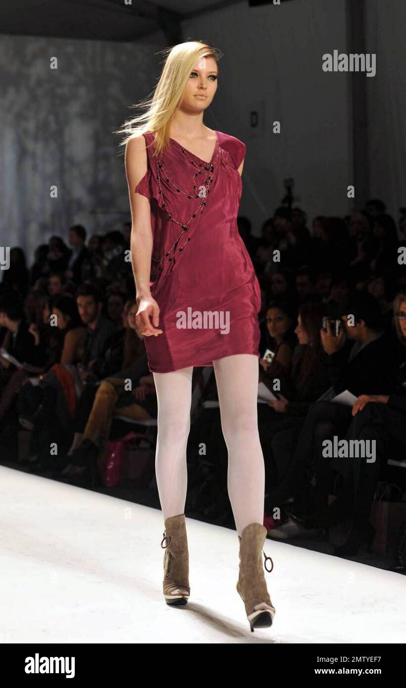 Models walk the runway at the Tony Cohen fashion show during Mercedes ...