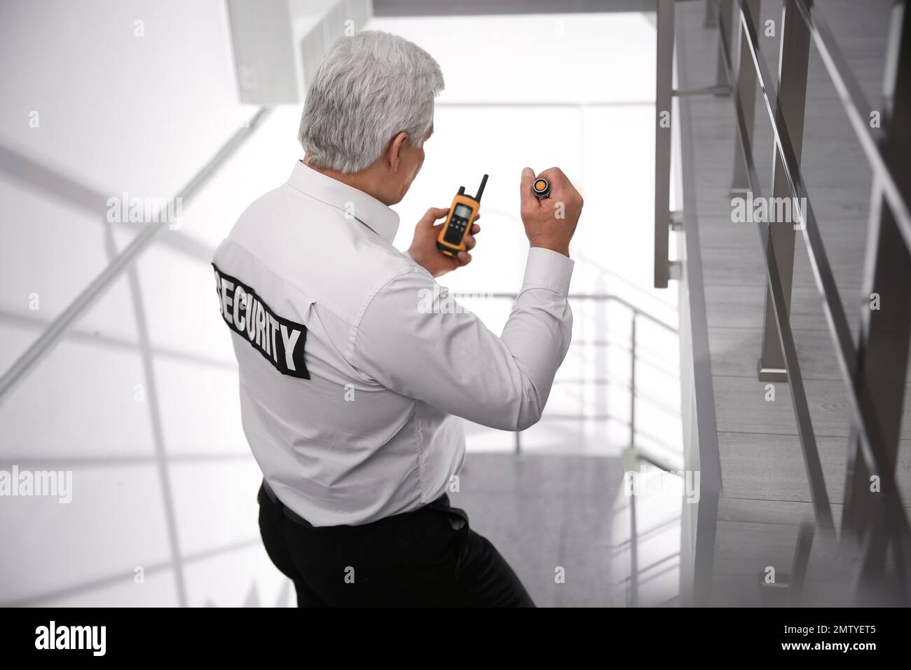 Professional security guard flashlight hi-res stock photography and ...