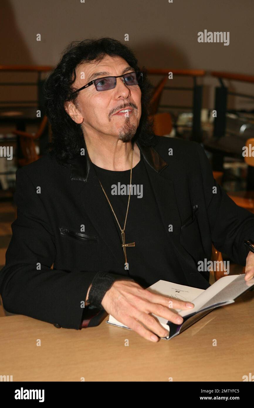 Black Sabbath rocker Tony Lommi signs copies of his new book "Iron Man ...