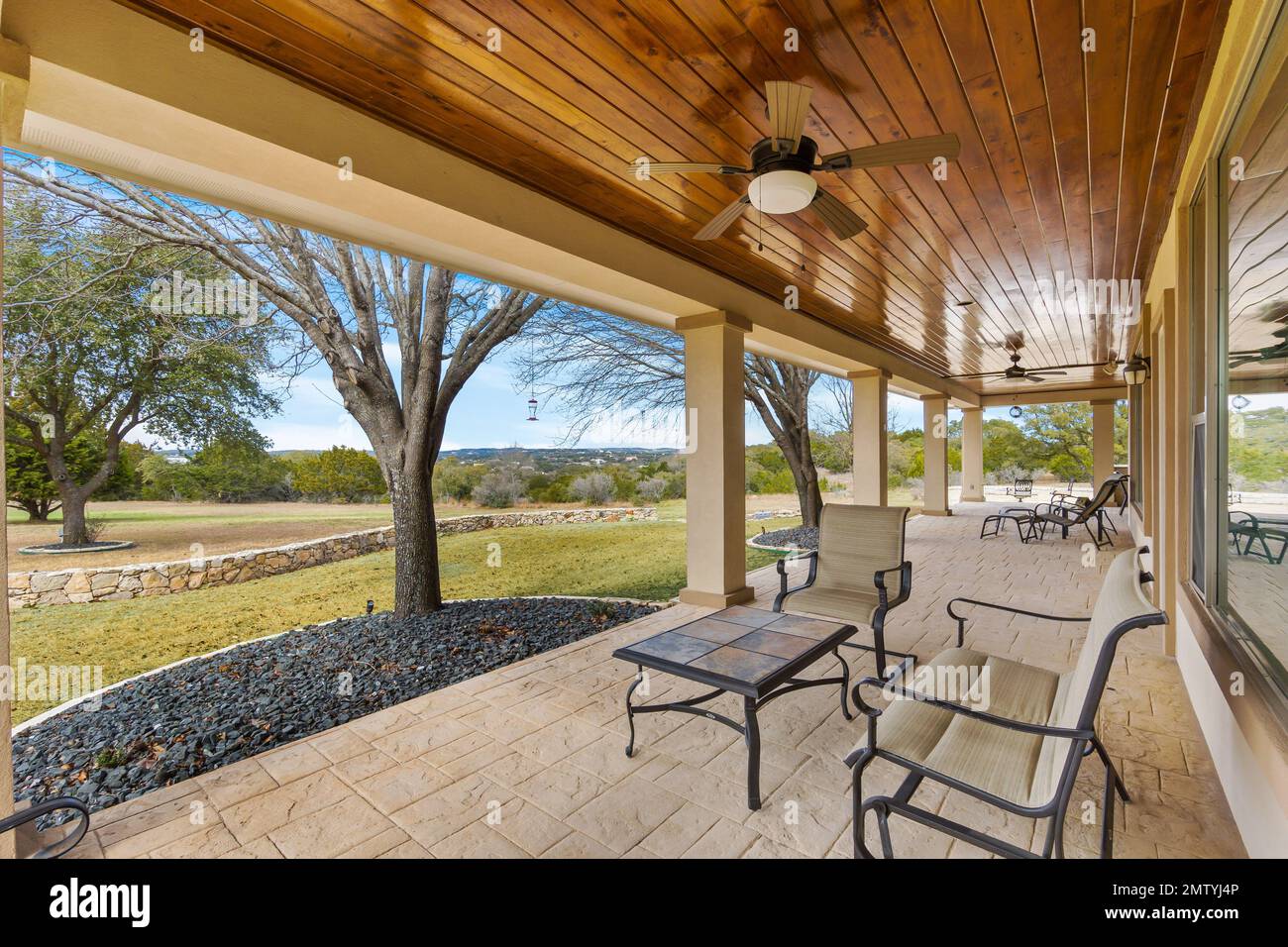 a home back yard Stock Photo - Alamy