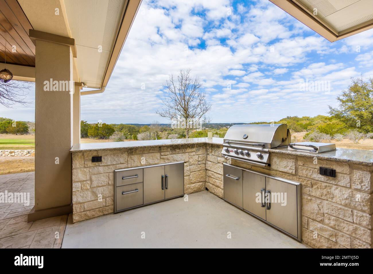 a home back yard Stock Photo - Alamy