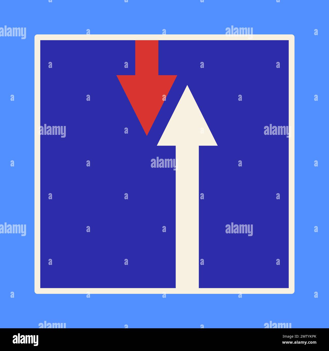 Icon advantage over oncoming traffic Vector Stock Vector Image & Art ...