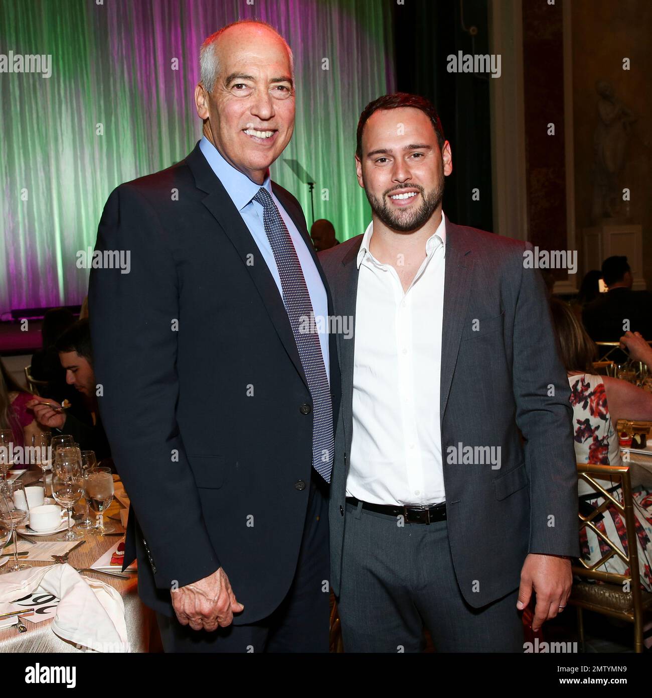 Gary Newman, left, and Scooter Braun attend the 22nd Annual "Taste For ...