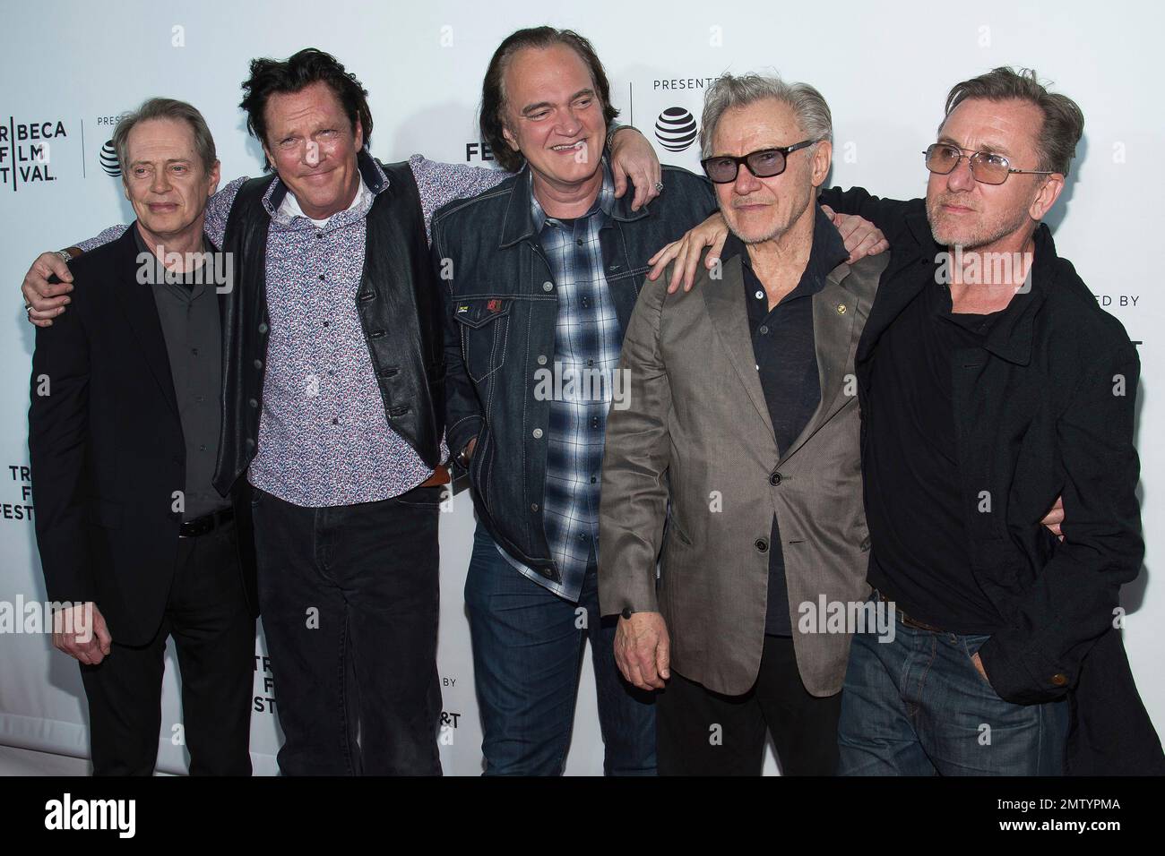 Steve Buscemi, Michael Madsen, Quentin Tarantino, Harvey Keitel and Tim ...