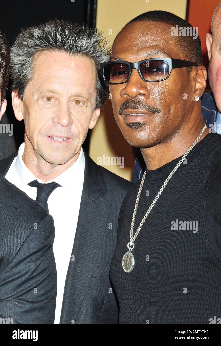 Brian Grazer and Eddie Murphy at the premiere of "Tower Heist" at the ...