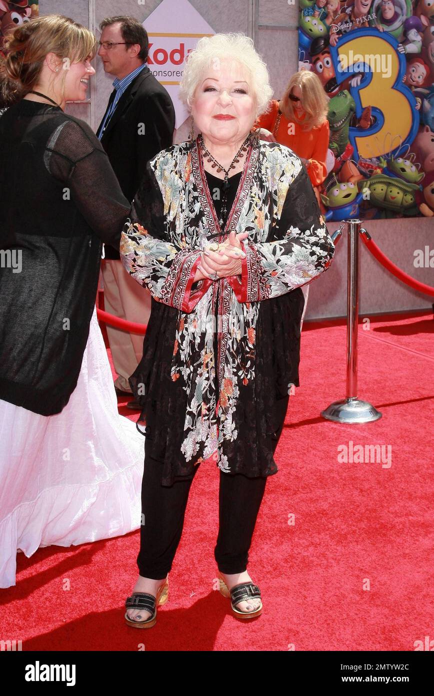 Estelle Harris walks the red carpet at the premiere of "Toy Story 3 ...