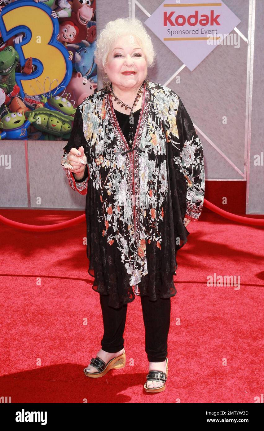 Estelle Harris walks the red carpet at the premiere of "Toy Story 3 ...