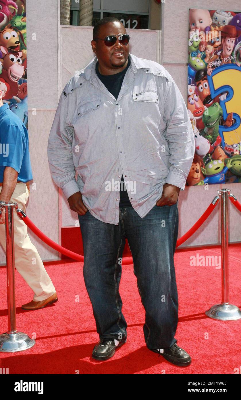 Quinton Aaron walks the red carpet at the premiere of "Toy Story 3 ...