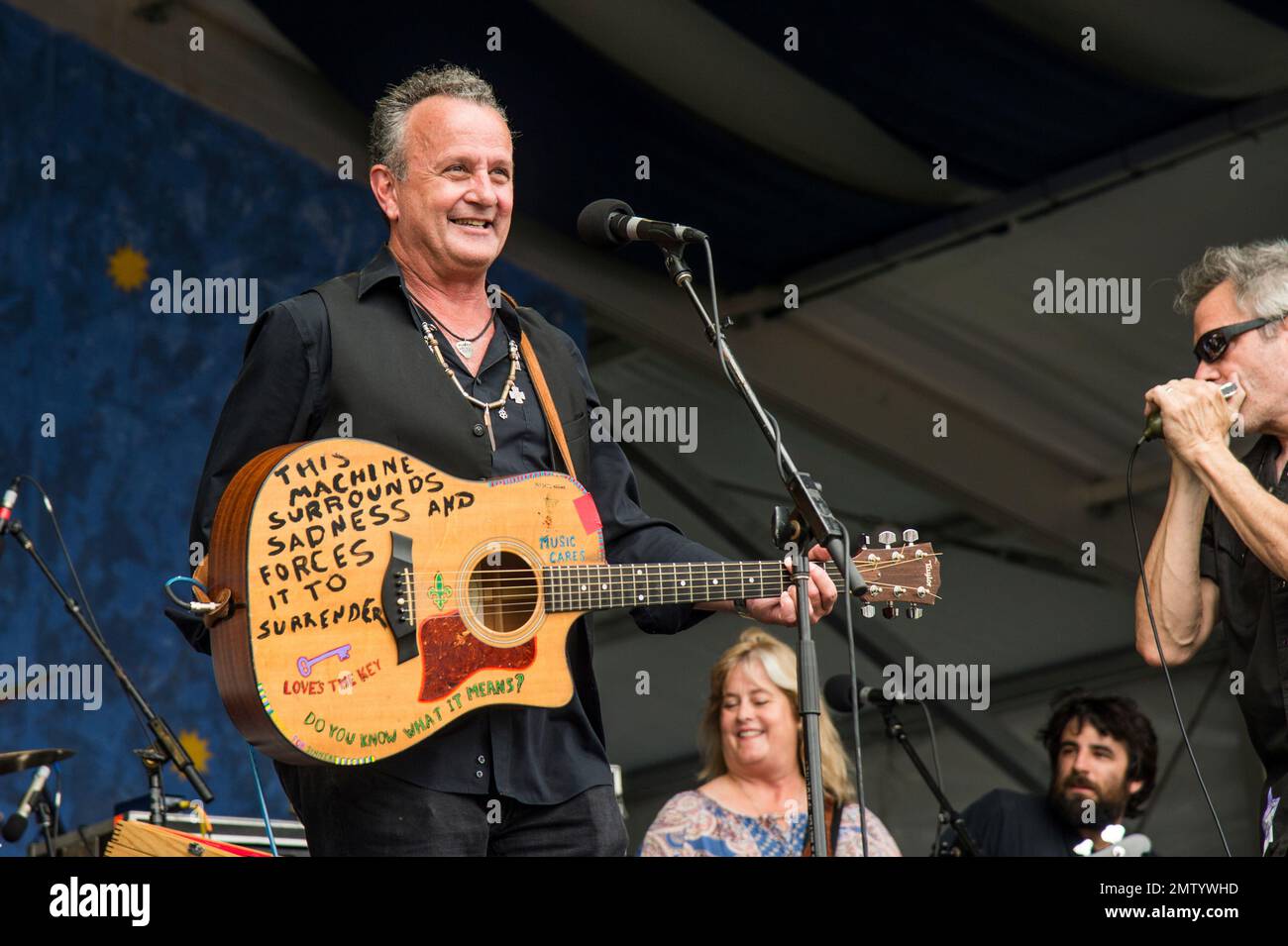 Paul Sanchez of Paul Sanchez & the Rolling Road Show performs at the ...