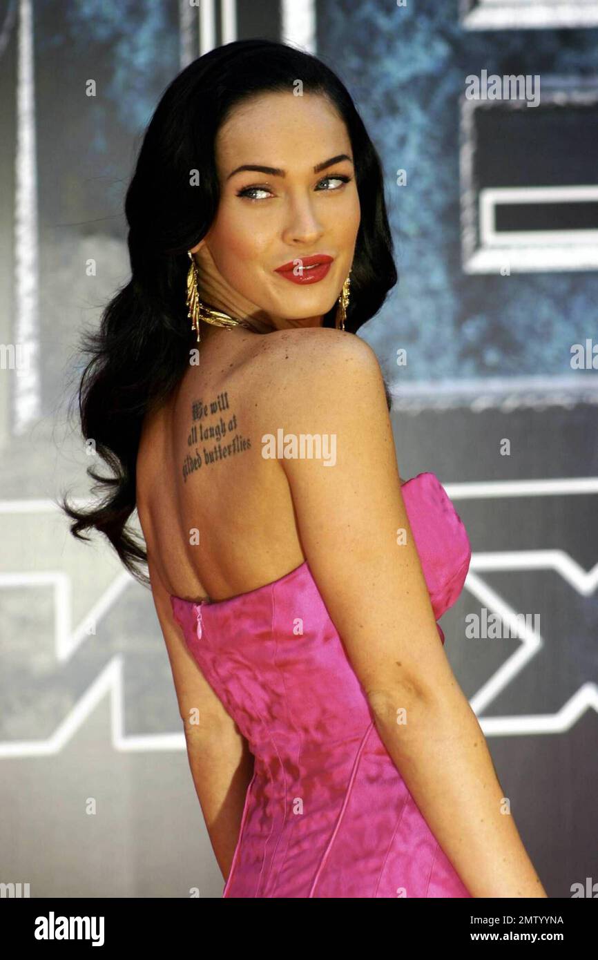 Megan fox moscow transformers hi-res stock photography and images - Alamy