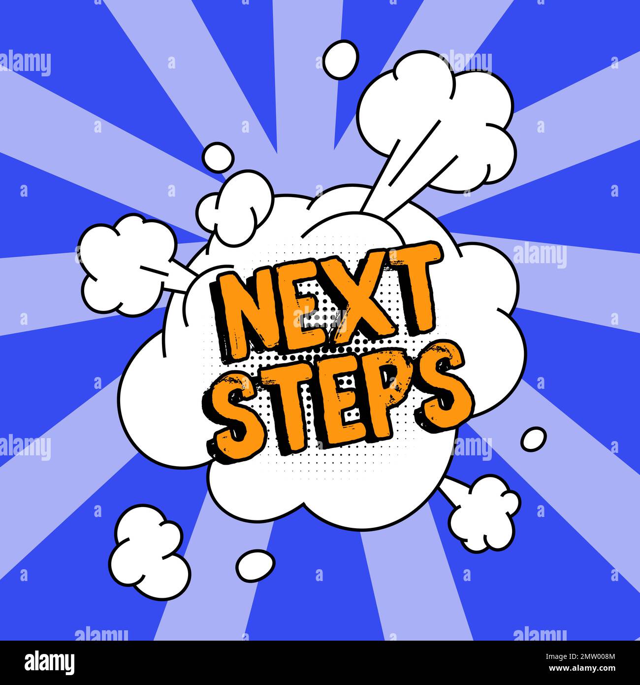 Inspiration showing sign Next Steps. Business approach numper of ...