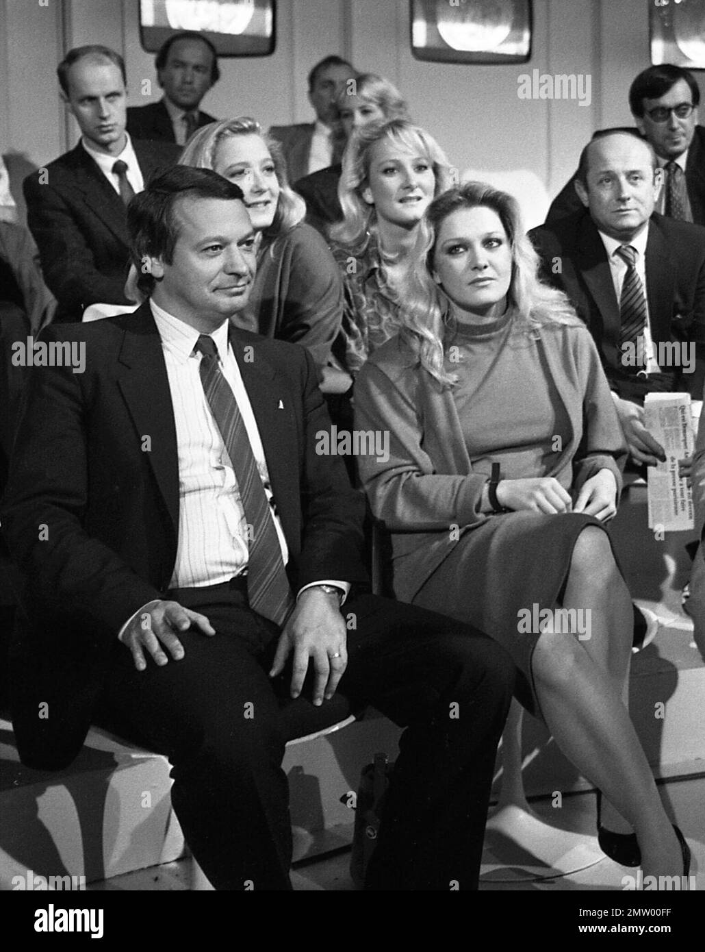Marine Le Pen, Yann Le Pen and Marie-Caroline Le Pen, the daughters of ...