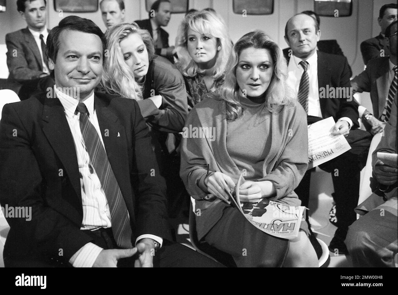 Marine Le Pen, Yann Le Pen and Marie-Caroline Le Pen, the daughters of ...