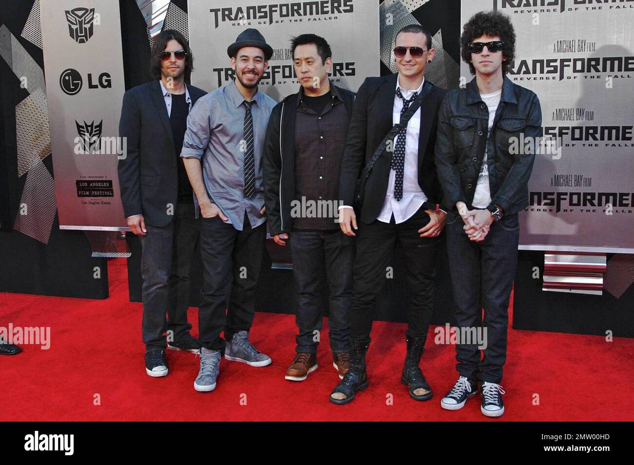 Linkin Park at the Los Angeles Premiere of "Transformers: Revenge of ...