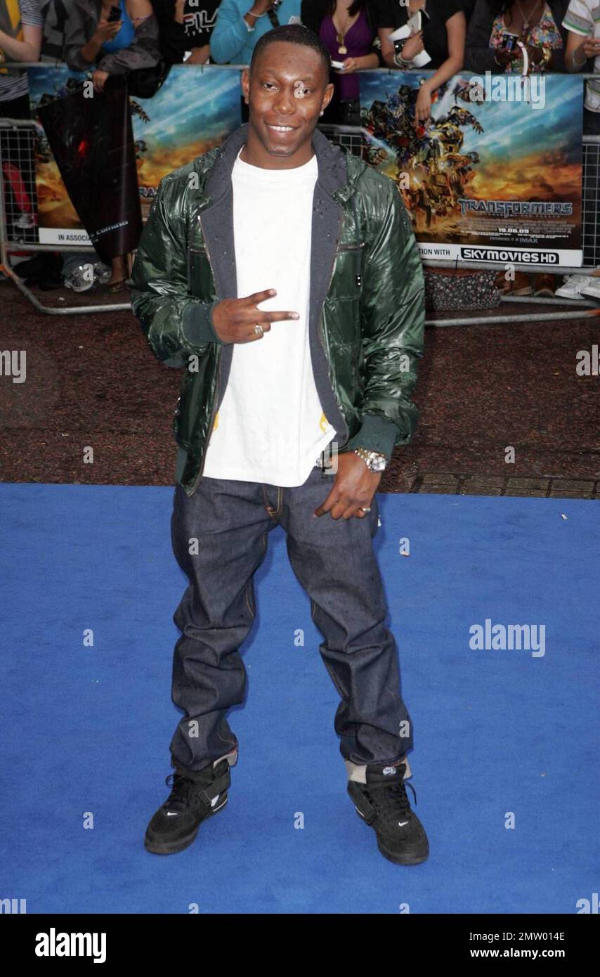 Dizzee Rascal attends the UK Premiere of "Transformers: Revenge of the ...