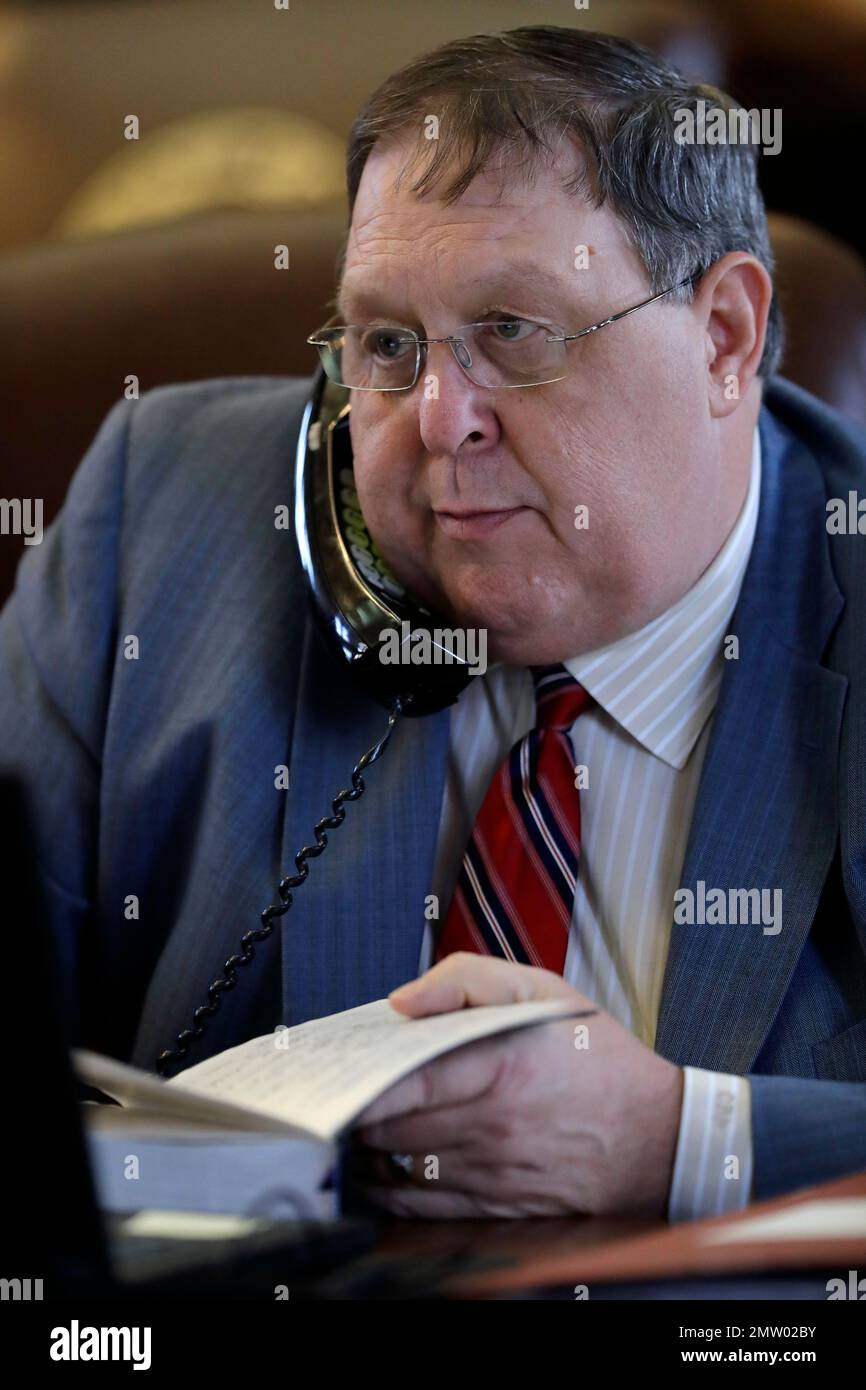 In this Wednesday, April 26, 2017 photo, Rep. Cecil Bell Jr., R ...