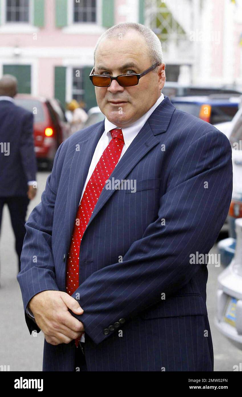 Ronald Zupancic, a friend of the Travolta family, stands outside the ...