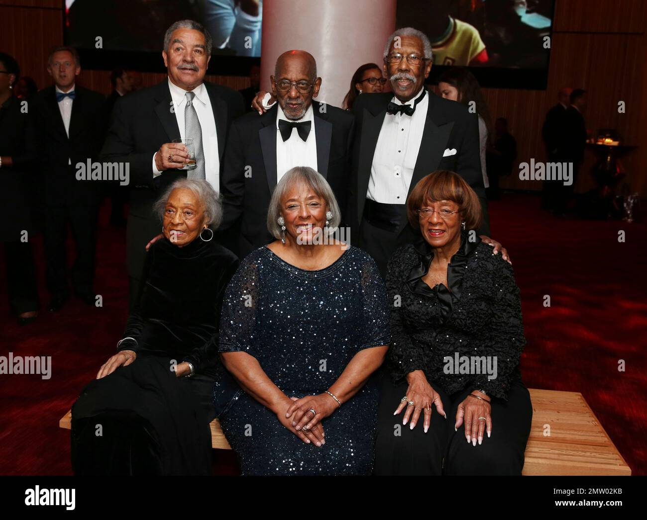 IMAGE DISTRIBUTED FOR MOET HENNESSY USA - Left to right, back row ...