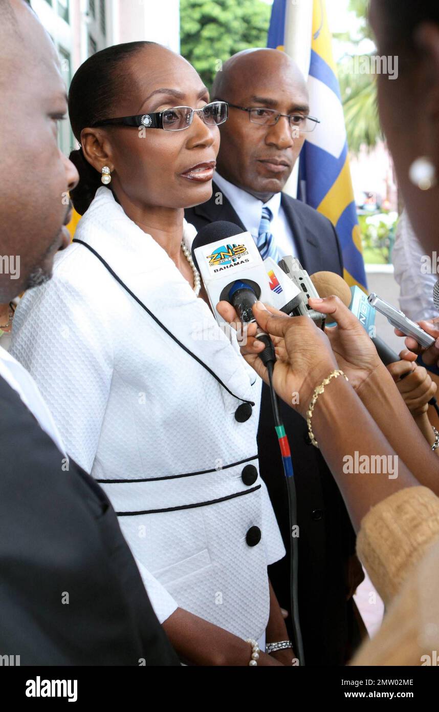 Tarino Lightbourne and Pleasant Bridgewater leave the courthouse after ...