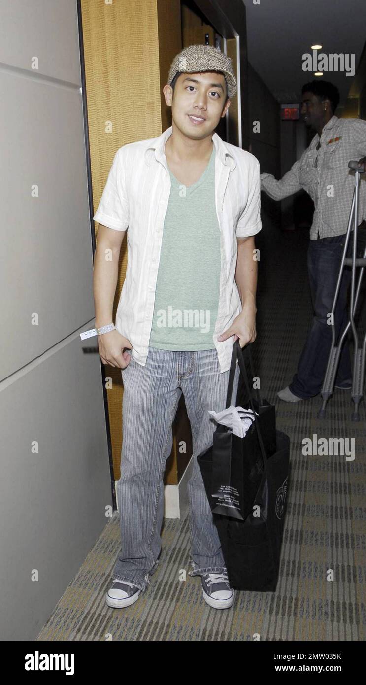 Actor Allen Evangelista visits the Tres Generation gifting suite for ...