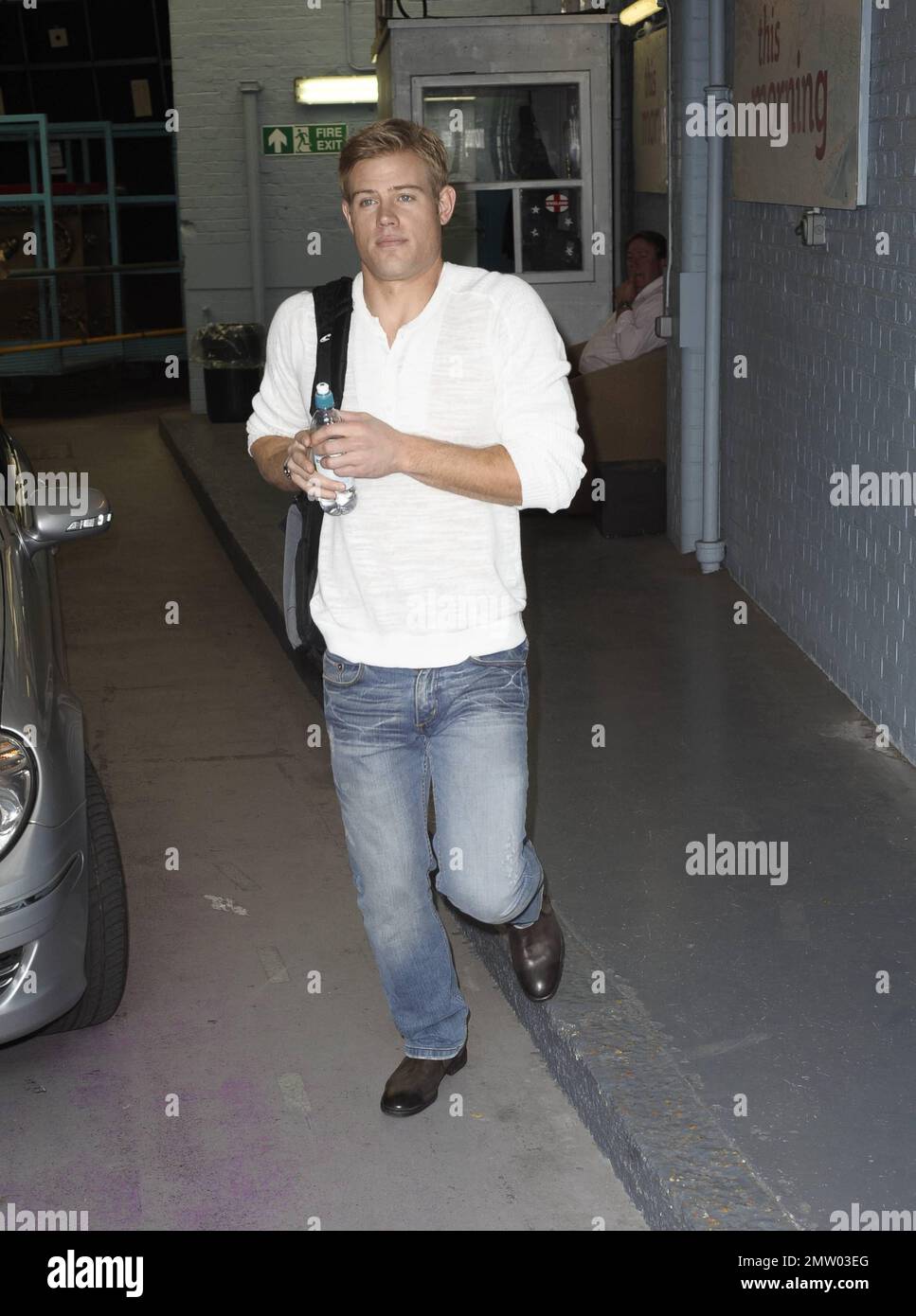 American actor from Beverly Hills 90210 Trevor Donovan at ITV Studios ...