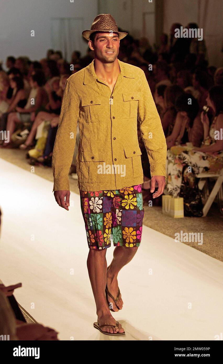 Models walk the runway during the Trina Turk 2011 fashion show, part of ...