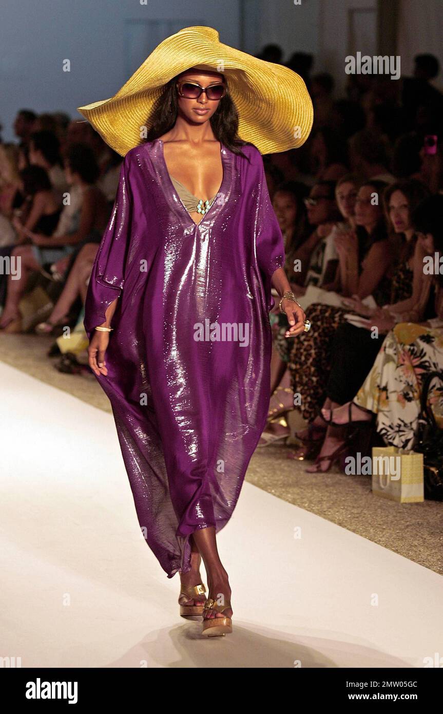 Models walk the runway during the Trina Turk 2011 fashion show, part of ...
